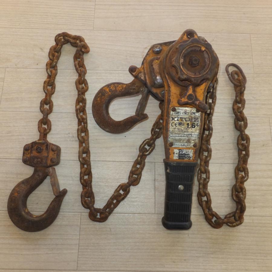 [送料無料] ★キトー KITO レバーブロック LB016 L5A 1.6t 1600kg CHAIN:V-7.1★ : ガレージゲット ヤフーショッピング店 - 通販 - Yahoo!ショッピング