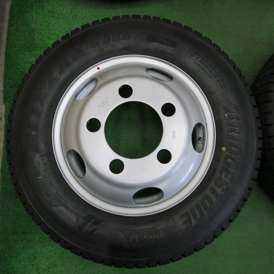 *送料無料* 未使用！23年★トラック タイヤ 205/75R16 113/111N スタッドレス ブリヂストン ブリザック W989 ...