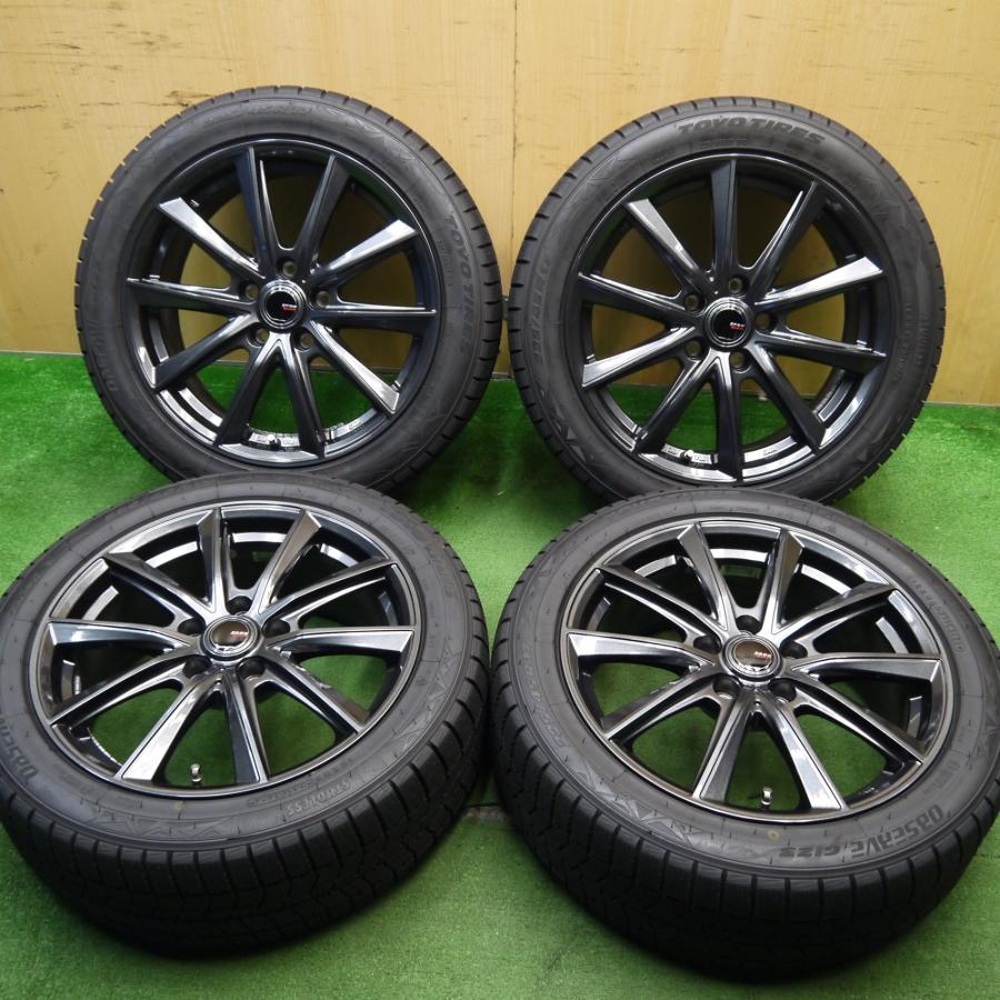 タイヤほぼ未使用！24年！キレイ★スタッドレス 225/45R17 トーヨー オブザーブ GIZ3 ZACK Sport-FT MONZA ザック 17インチ PCD114.3/5H ...