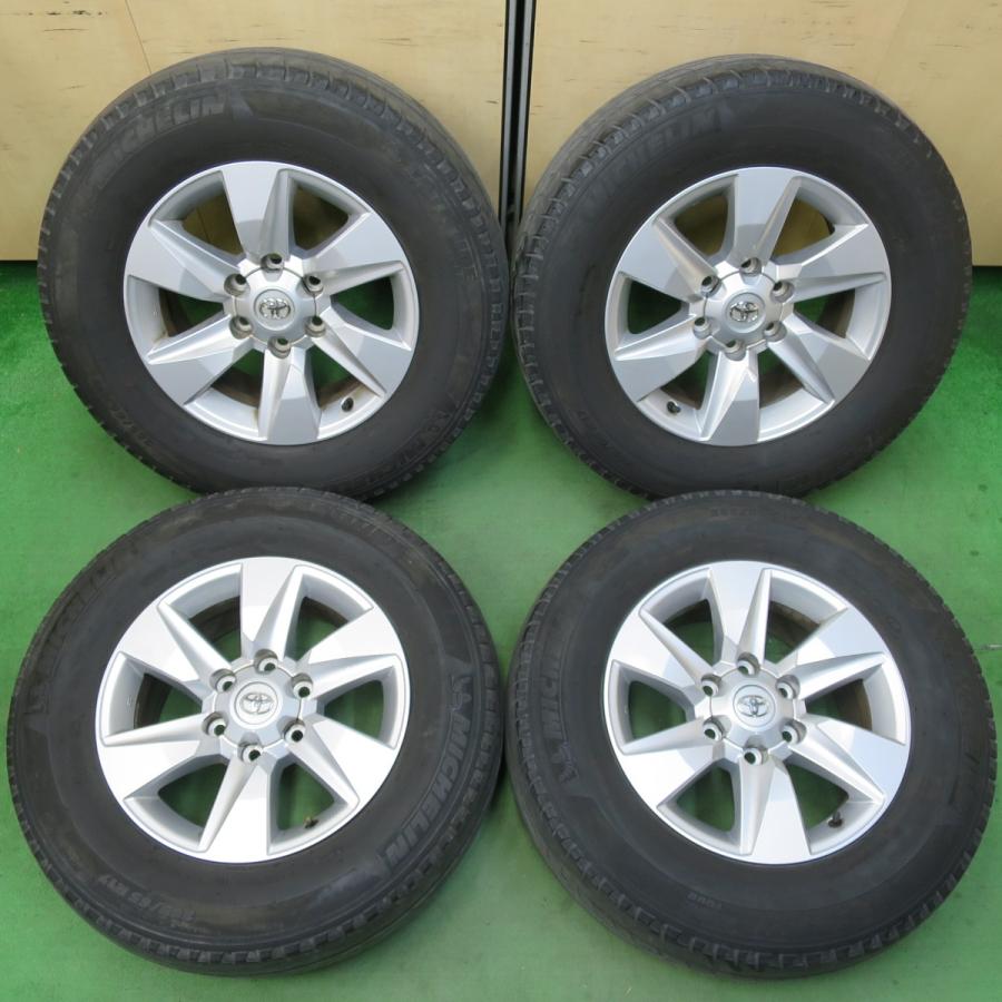 [送料無料] 4本価格！21年★トヨタ 150系 ランクル プラド 純正 265/65R17 ミシュラン LATITUDE TOUR 17インチ PCD139.7/6H★5032103イノ ...