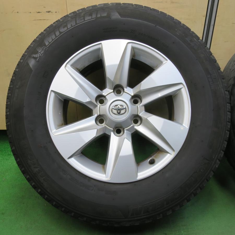 [送料無料] 4本価格！21年★トヨタ 150系 ランクル プラド 純正 265/65R17 ミシュラン LATITUDE TOUR 17インチ PCD139.7/6H★5032103イノ ...