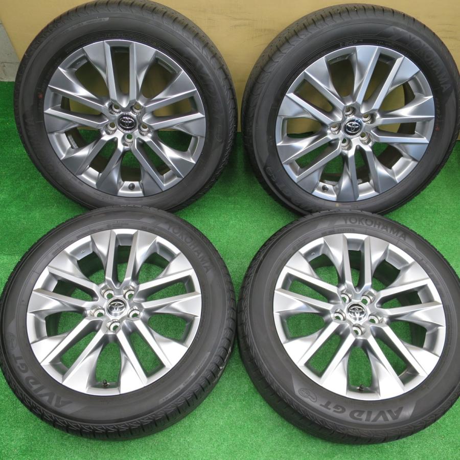 バリ溝！23年！キレイ！9.5分★トヨタ RAV4 G Z パッケージ 純正 235/55R19 ヨコハマ AVID GT 19インチ ...