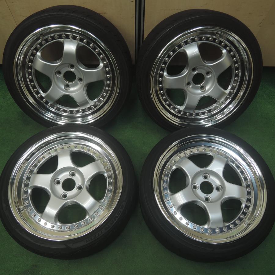 *送料無料* 4本！22年★WORK MEISTER S1 MST/3P 205/40R17 ヨコハマ アドバン FLEVA ワーク ...