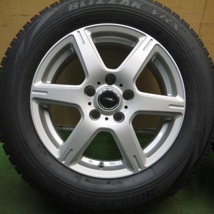 *送料無料*バリ溝！キレイ！9分★スタッドレス 215/60R16 ブリヂストン ブリザック VRX TOPRUN トップラン 16インチ PCD114.3/5H★4011202Hス ...