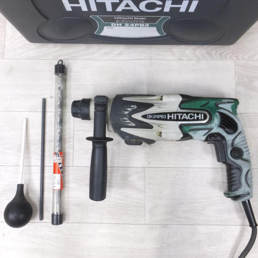 [送料無料] 付属品付き 日立工機 ロータリ ハンマ ドリル 24mm 100V DH24PB3 ハンマードリル ケース付き HITACHI 電動 工具 : ガレージゲット ヤフーショッピング ...
