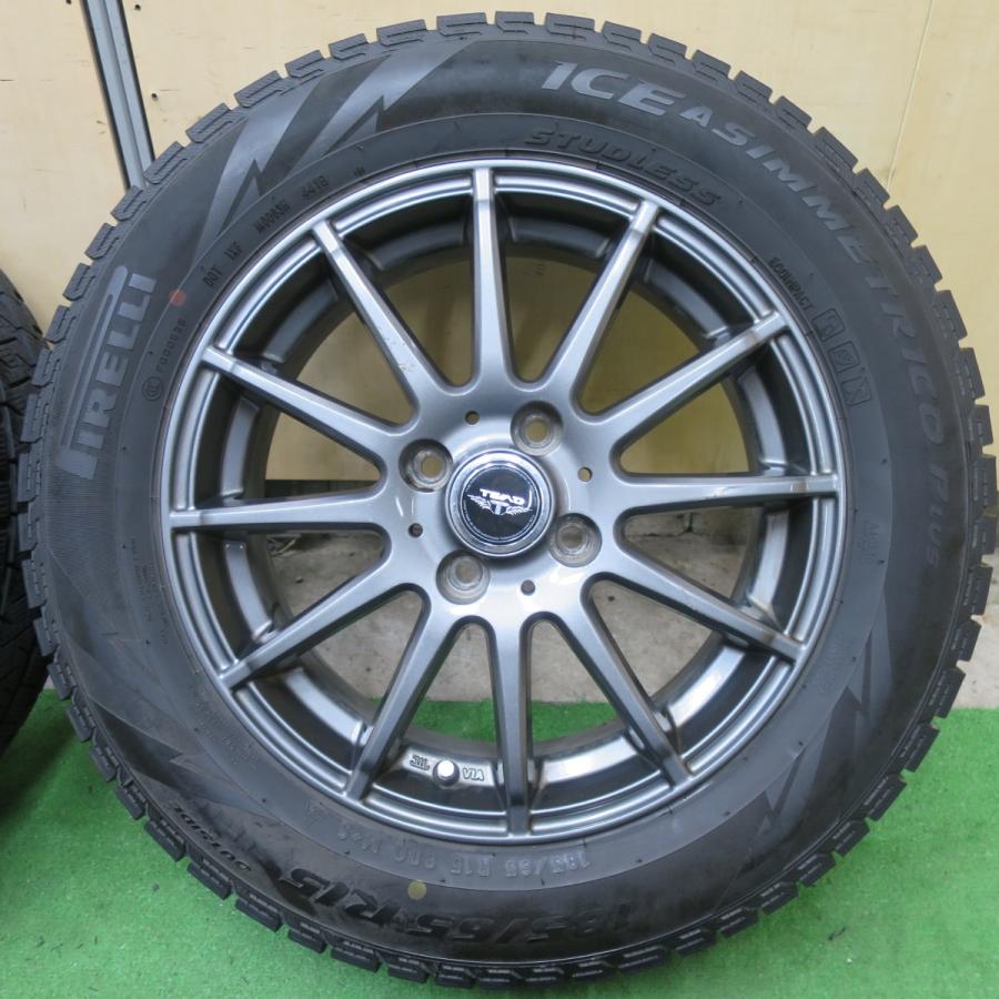 4本価格★スタッドレス 185/65R15 ピレリ アイスアシンメトリコ プラス TEAD テッド 15インチ PCD100/4H★5060404TTス : ガレージゲット ヤフーショッピング ...