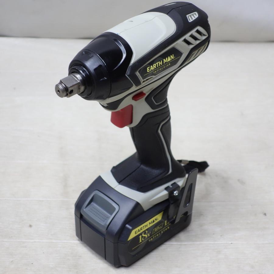 [送料無料] 美品 高儀 EARTHMAN アースマン 18V 充電式インパクトレンチ IW-180LiB バッテリー 充電器付き 電動工具 : rc-itl4tt202gqg-jzud ...