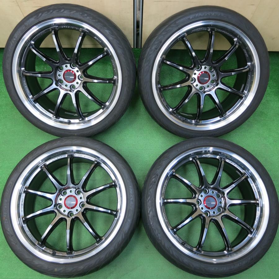 *送料無料* 超バリ溝！22年！綺麗！9.5分以上★WORK EMOTION ZR10 WFT 245/35R19 ファイナリスト 595 ...