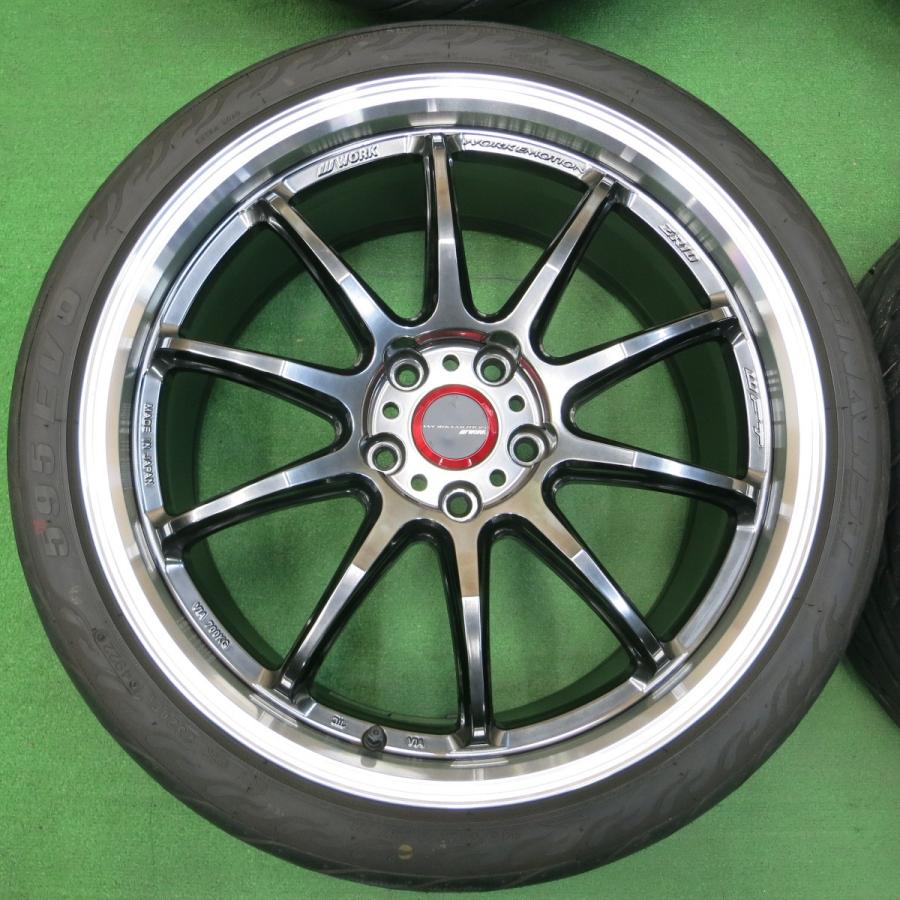 *送料無料* 超バリ溝！22年！綺麗！9.5分以上★WORK EMOTION ZR10 WFT 245/35R19 ファイナリスト 595 ...