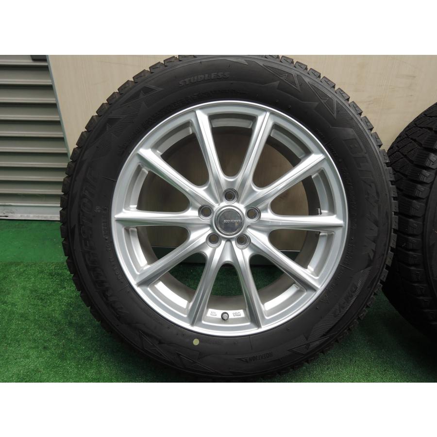 [送料無料]バリ溝！キレイ！9分★スタッドレス 225/60R17 ブリヂストン ブリザック DM-V2 ECO FORME エコフォルム PCD100/5H★3112404HAス ...