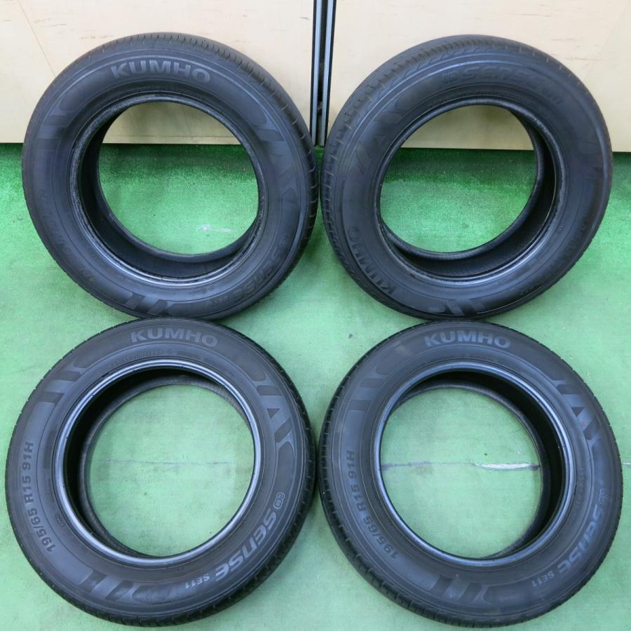 [送料無料] バリ溝！9分★195/65R15 クムホ エコセンス SE11 ECO SENSE タイヤ 15インチ エスクァイア ノア ヴォクシー セレナ 等★4123003イノタ : rc ...