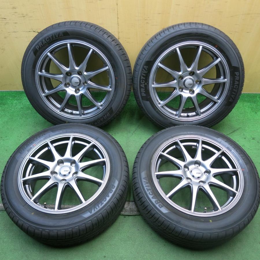 ほぼ未使用！24年！キレイ★215/55R17 プラクティバ BP01 ヨコハマ製 SPORT ABELIA スポルト アベリア 17インチ ...