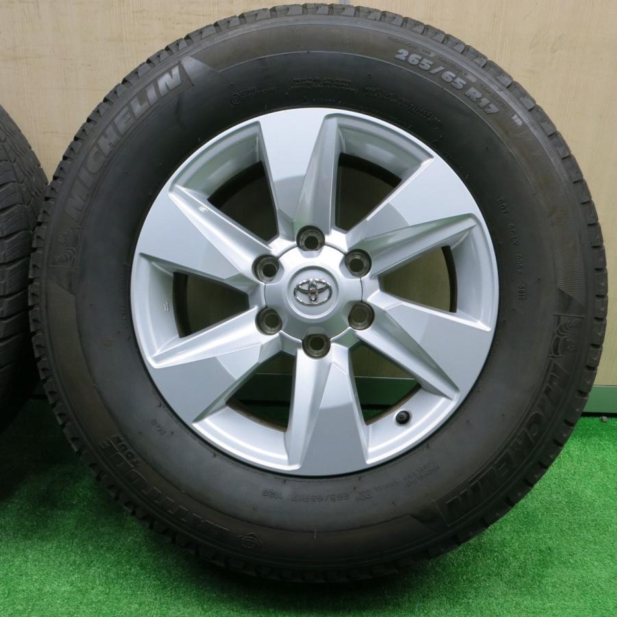 [送料無料] キレイ★トヨタ 150系 ランクル プラド 純正 265/65R17 ミシュラン LATITUDE TOUR 17インチ PCD139.7/6H★4091802NJノ ...