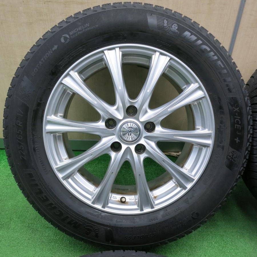 [送料無料] キレイ★スタッドレス 225/65R17 ミシュラン X-ICE3+ STAYER ステイヤー 17インチ PCD114.3/5H★4111907TNス : rc ...