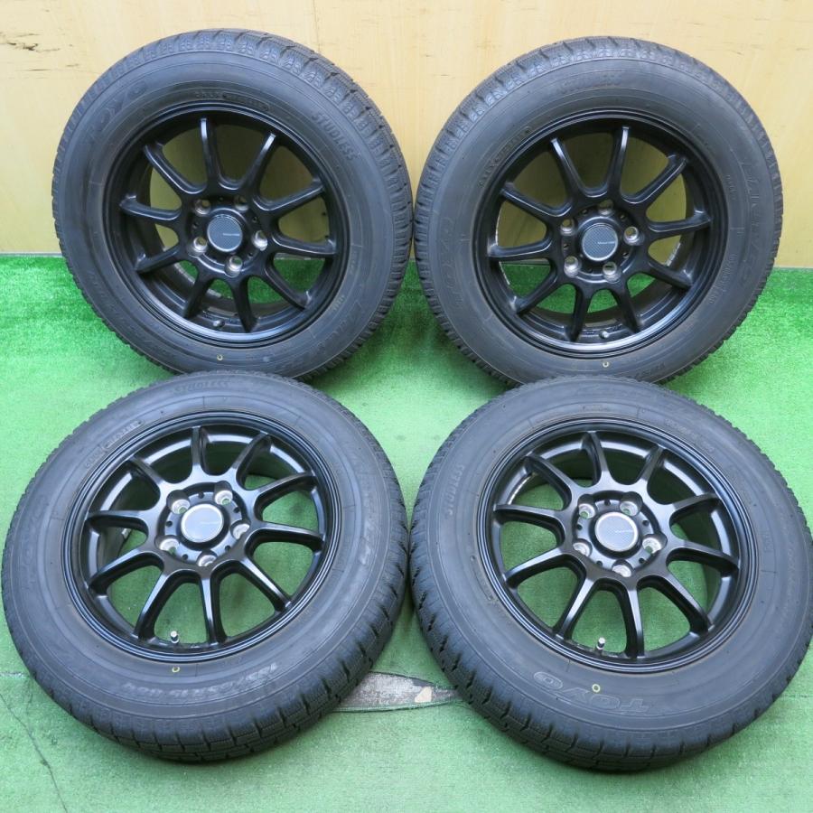 バリ溝！9分★スタッドレス 185/65R15 トーヨー ガリット G5 VEMOTION LCZ 010R Vエモーション 15インチ PCD114.3/5H★5052407HAス ...