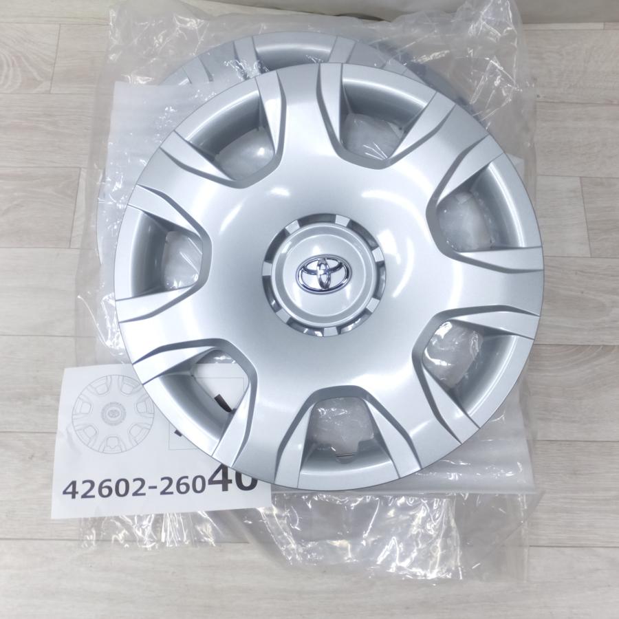 [送料無料] 未使用 トヨタ ハイエース 200系 純正 ホイールキャップ カバー 15インチ 42602-26040 4枚セット 1台分 ...