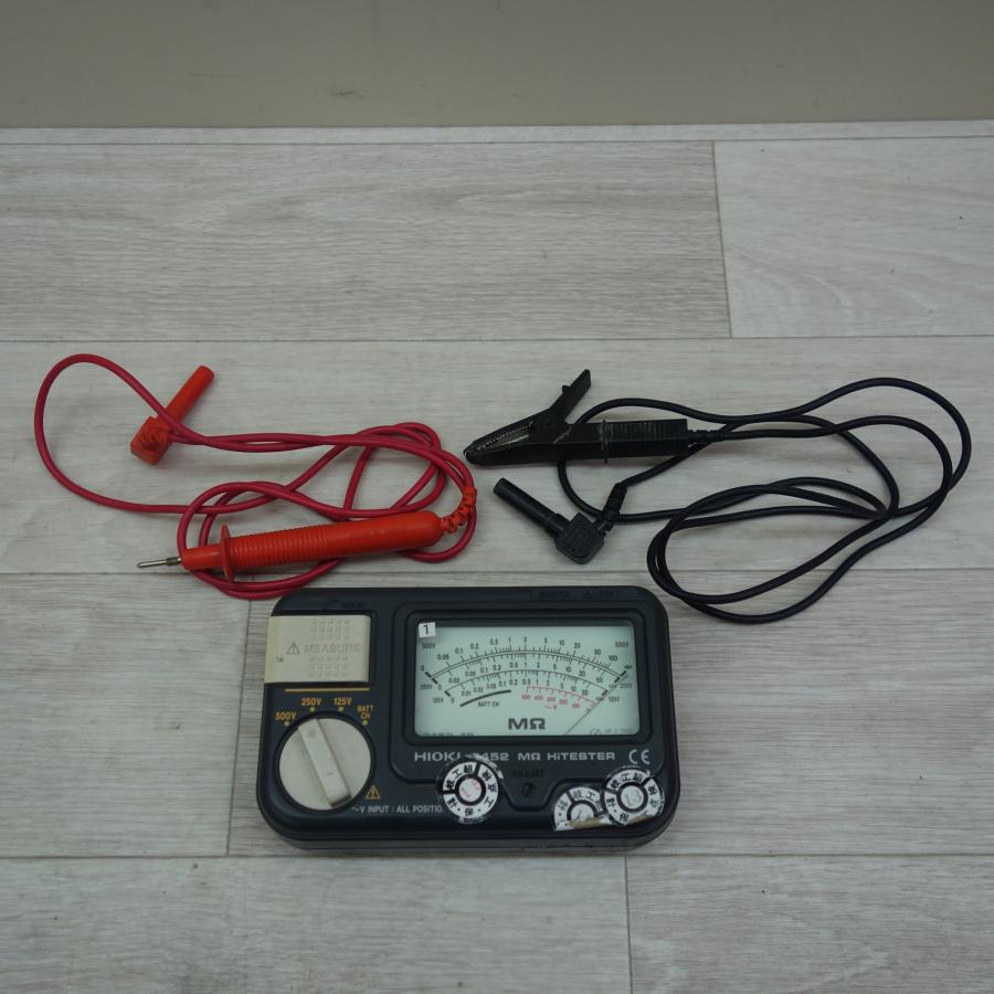 [送料無料] ☆HIOKI 絶縁抵抗計 メグオーム ハイテスター 3452-12 MΩ ハイコーキ 測定器 現状品☆ : ガレージゲット ...