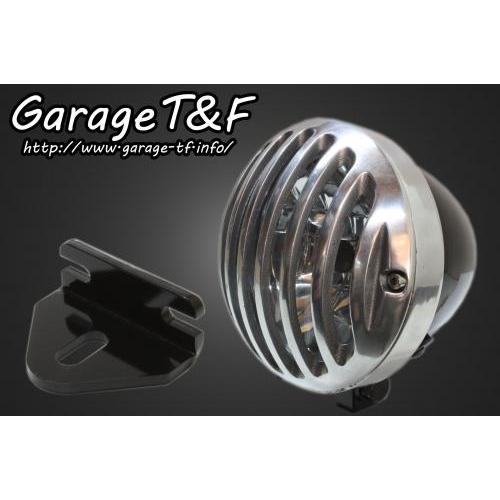 250TR 4.5インチバードゲージヘッドライト(ブラック/ポリッシュ)&ライトステー(タイプE)KIT : Garage T&F - 通販 - Yahoo!ショッピング