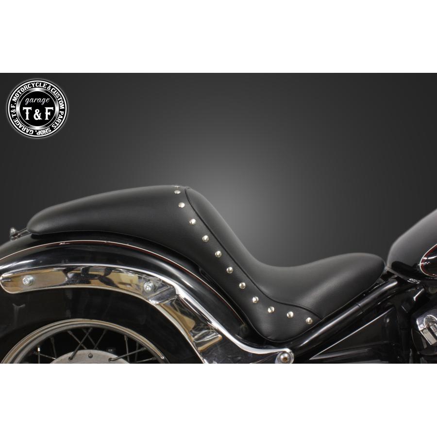 ドラッグスター400クラシック スタッド付きガンファイターシート(スムース) :510273:Garage T&F - 通販 - Yahoo ...