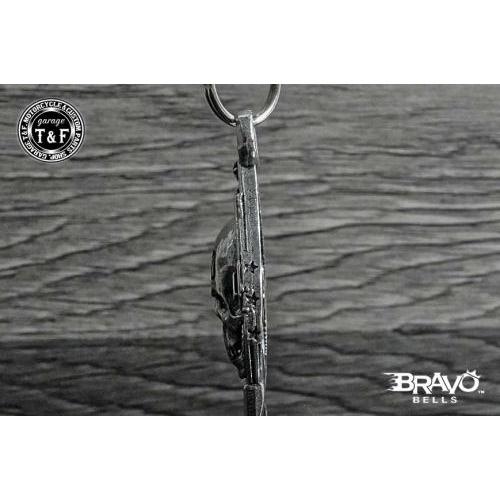 Bravo Bells(ブラボーベル) The 2nd Amendment Keychain(アメリカ合衆国憲法・修正第2条キーホルダー ...