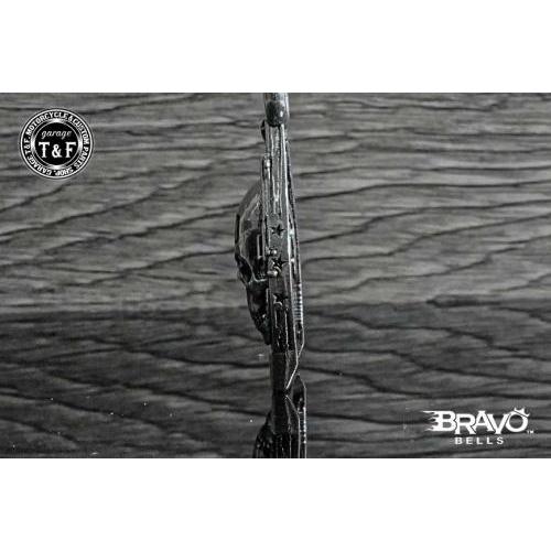Bravo Bells(ブラボーベル) The 2nd Amendment Diamond Keychain(アメリカ合衆国憲法・修正第2条 ...