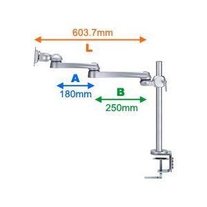 モニターアーム PC周辺機器 MODERNSOLID 液晶モニターアーム 水平多関節アーム LA-51SC-1 : 412457 : ガラージ - 通販 - Yahoo!ショッピング