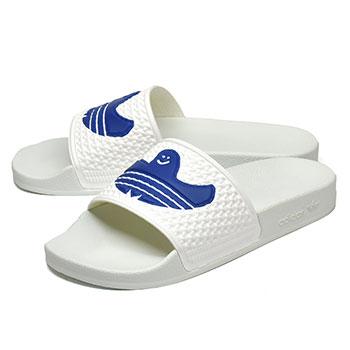 adidas Originals アディダス サンダル SB シュムーフォイル ブラック ホワイト SHMOOFOIL SLIDE ...