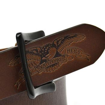 VANS 送料無料 アンチヒーロー ベルト レザー アンタイヒーロー ブラウン/ブラック ANTI HERO BASIC EAGLE LEATHER BELT : Voks - 通販 ...