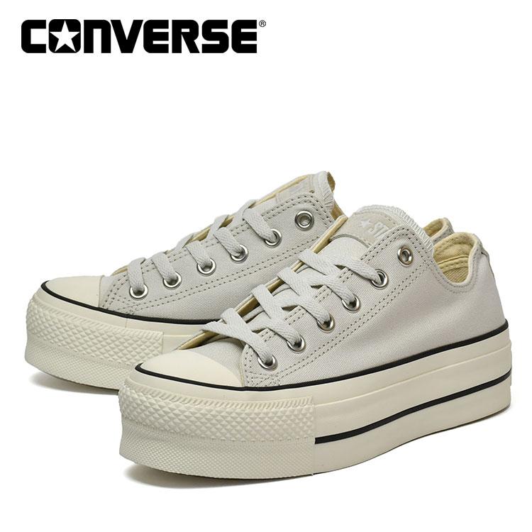 ALL STAR SALE コンバース オールスター リフテッド シルバーグレイ 厚底 CONVERSE LIFTED PS OX ...
