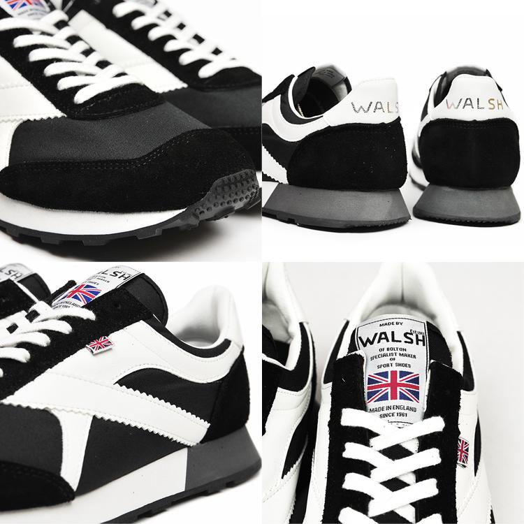 WALSH TORNADO レトロランニング ウォルシュ トルネード MADE IN ENGLAND トレイルソール BLACK NAVY GREY : Voks - 通販 - Yahoo ...