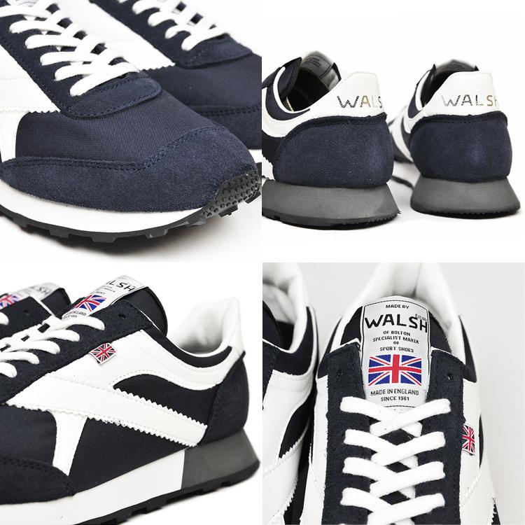 WALSH TORNADO レトロランニング ウォルシュ トルネード MADE IN ENGLAND トレイルソール BLACK NAVY GREY : Voks - 通販 - Yahoo ...
