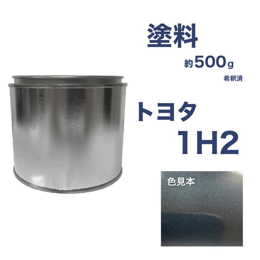トヨタ1H2 車用塗料 シルバーM シルバーメタリック 希釈済 1H2 : ガレージヌクイ - 通販 - Yahoo!ショッピング