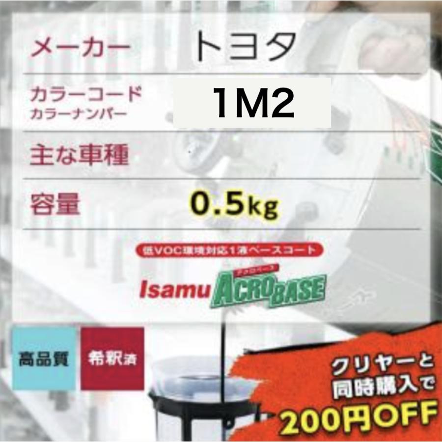 トヨタ1M2 車用塗料 希釈済 1M2 : toyota-1m2 : ガレージヌクイ - 通販 - Yahoo!ショッピング