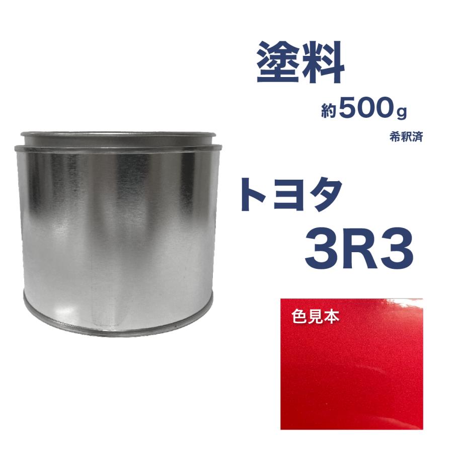 トヨタ3R3 車用塗料 レッドマイカM 希釈済 : ガレージヌクイ - 通販 - Yahoo!ショッピング
