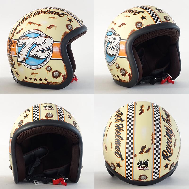 72JAM JET JJ-04 aging SPEED SOUND JJ-04 アイボリー エイジング JJシリーズ ジェットヘルメット 72ジャムジェット スモールジェット ジャムテック ...