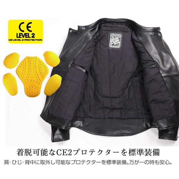 DEGNER デグナー 19WJ-14 カウレザーダブルジャケット 19WJ14 COW LEATHER DOUBLE JACKET 本革 牛革 プロテクター付 : Garage R30 ...
