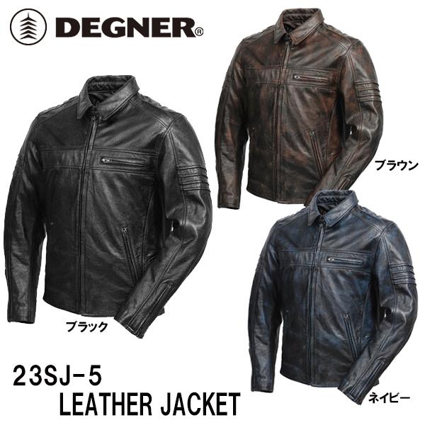DEGNER デグナー 23SJ-5 レザージャケット LEATHER JACKET 本革 やぎ革 : Garage R30 - 通販 - Yahoo!ショッピング