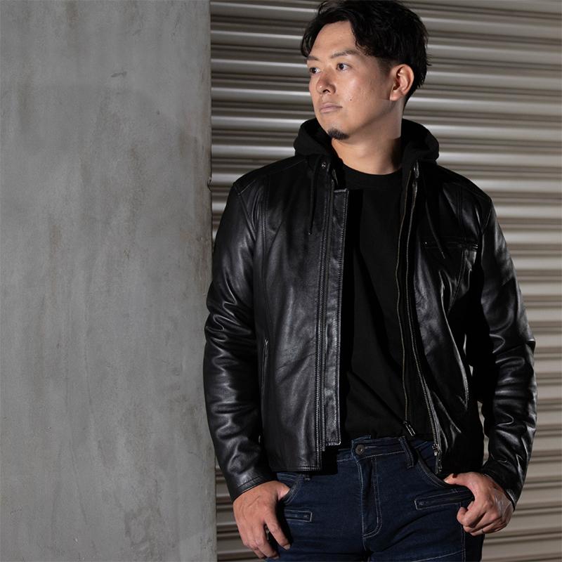 DEGNER 24WJ-5 レザーフーディージャケット デグナー 秋冬 AW : degner-24wj5 : Garage R30 - 通販 - Yahoo!ショッピング