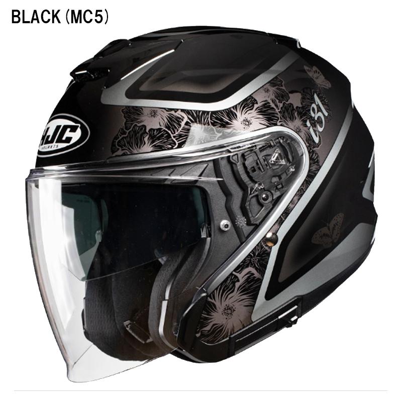 HJC HJH274 i31 イオナ グラフィックモデル オープンフェイスヘルメット インナーサンバイザー : Garage R30 - 通販 - Yahoo!ショッピング