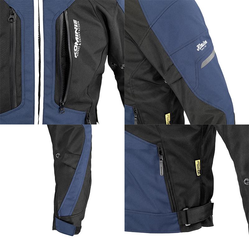 コミネ KOMINE JK-638 エニグマG2ウインタージャケット-クオンタム 5XLB 大きいサイズ バイク用 07-638 JK638 防寒 プロテクター リフレクター : Garage ...