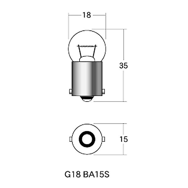 M＆H マツシマ G18 BA15S 口金 シングル オレンジ 12V 15w 1P 5109 ウインカー 1個入 二輪車専用 :mandh-1p5109-or:Garage R30 - 通販 ...