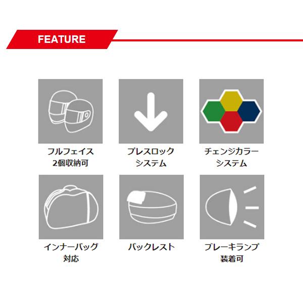 SHAD SH45 TOP CASE トップケース リアボックス 無塗装ブラック 45L 6kg シャッド : Garage R30 - 通販 ...