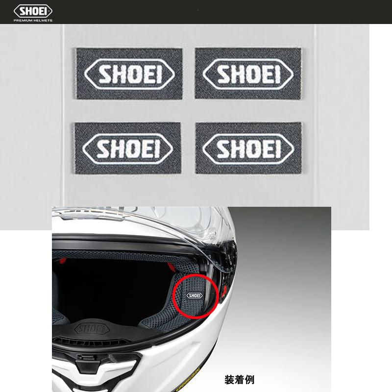 SHOEI SHOEI NO.13 純正ステッカー チークステッカー ヘルメット ショーエイ NO13 内装用 : Garage R30 - 通販 - Yahoo!ショッピング