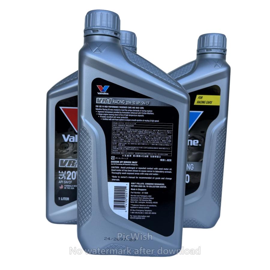 Valvoline 在庫有ります NEWボトル1L 3本セット バルボリン VR1 Racing レーシングオイル 20W-50 SN/CF 鉱物油 : Garageshop エグチ - 通販 ...