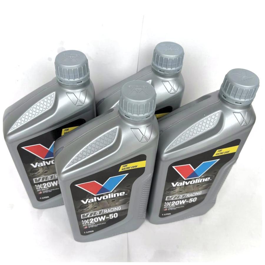 Valvoline 在庫有ります NEWボトル1L 4本セット バルボリン VR1 Racing レーシングオイル 20W-50 SN/CF 鉱物油 : Garageshop エグチ - 通販 ...