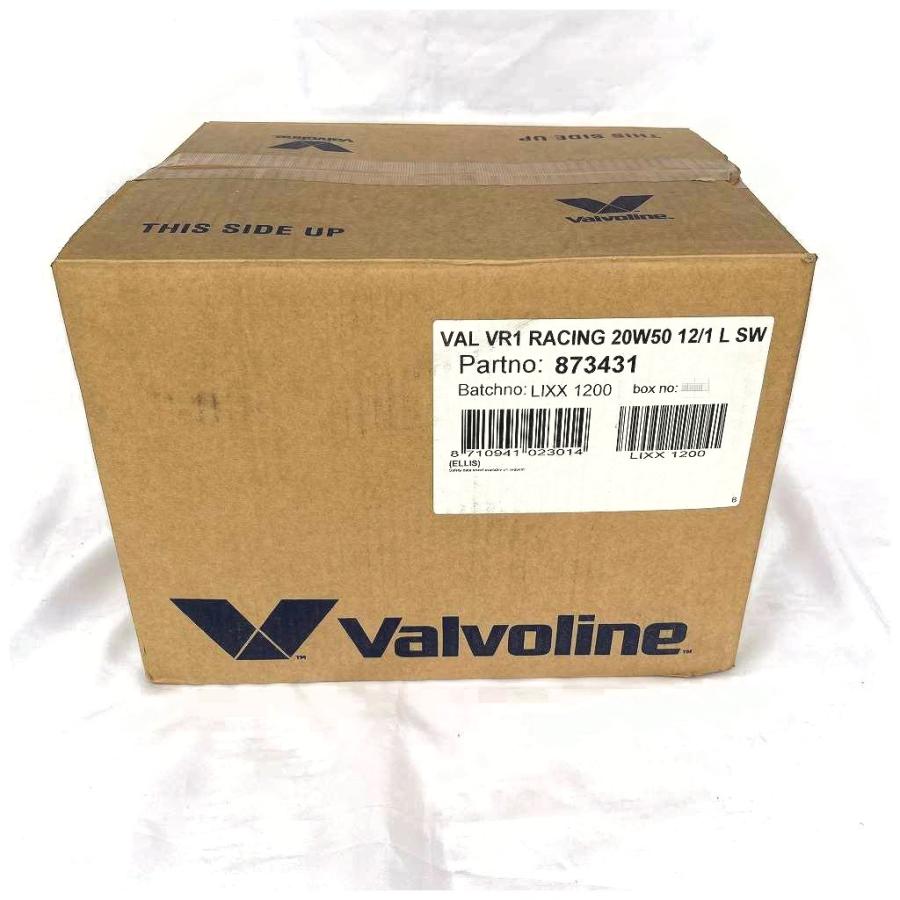 ヨーロッパ製造品 Valvoline バルボリン VR1 Racing レーシング エンジンオイル 20W-50 鉱物油 A3/B4 1Lボトル×12本入り 873431 : val-vr1 ...