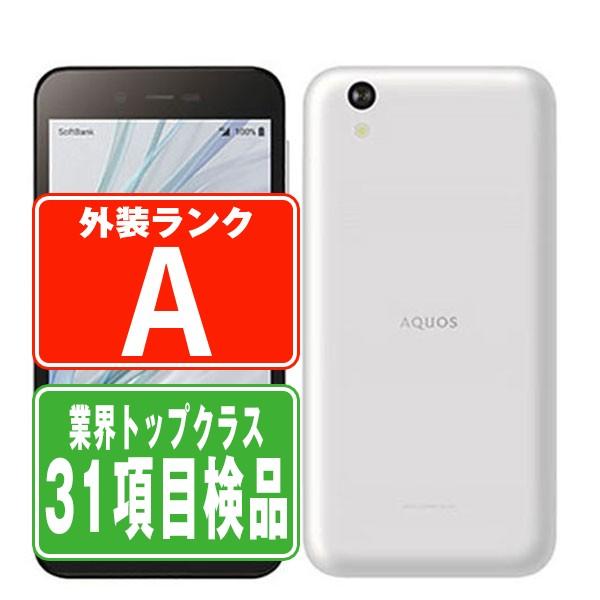 SHARP 702SH AQUOS sense basic ホワイト SIMフリー ソフトバンク 中古 スマホ 本体 美品 7日間返品OK ...