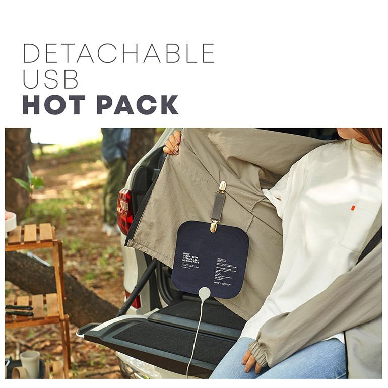 INKO USB ウェアラブルヒーター Wearable Heater インクで温める 電磁波カット 携帯ヒーター ホット【あすつく ...