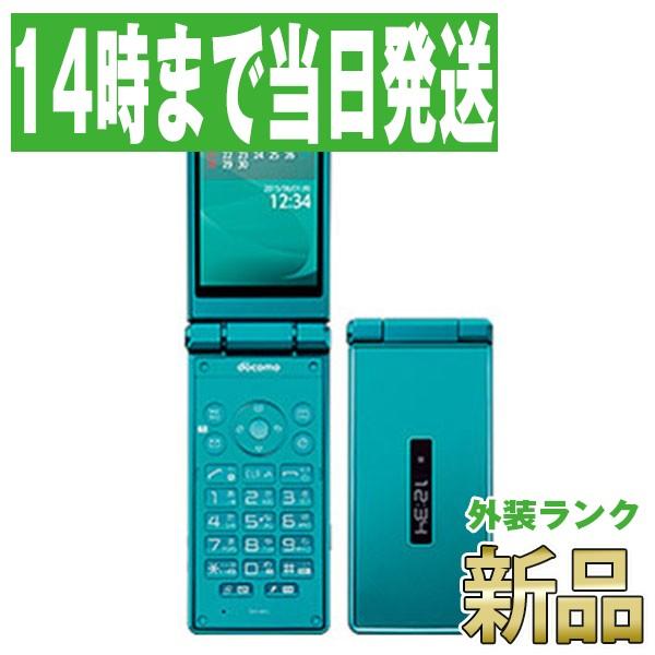 SHARP（シャープ） 新品 未使用 SH-06G AQUOS ケータイ Blue Green SIMフリー ガラケー 本体 ドコモ あすつく ...