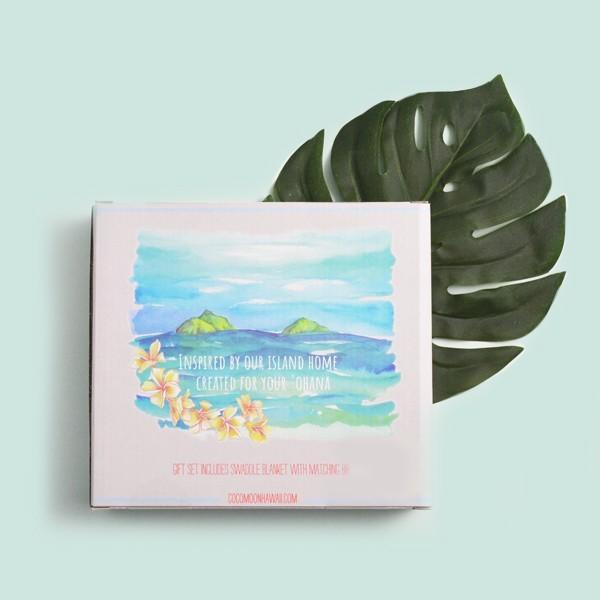 ココムーン(Coco Moon) ギフトセット Pineapple of My Eye おくるみ スタイ ハワイ hawaii パイナップル ...